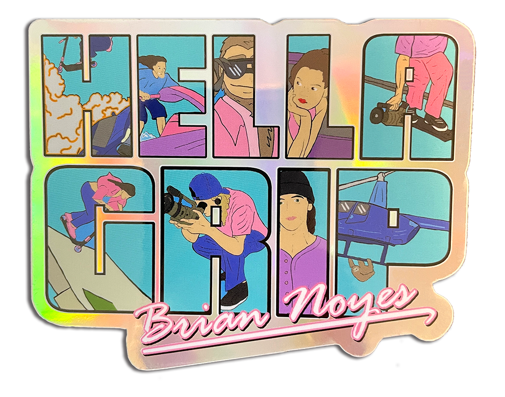 Hella Grip Dealer Warehouse | Sticker | Brian Noyes Signature Sticker ...